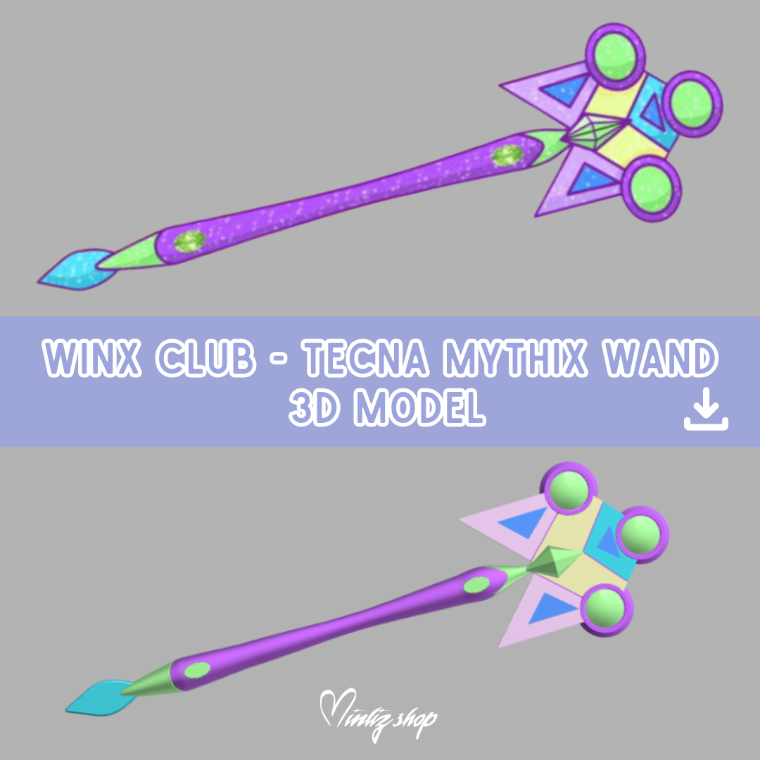 3D Model | Winx Club Tecna Mythix Wand – minilizshop